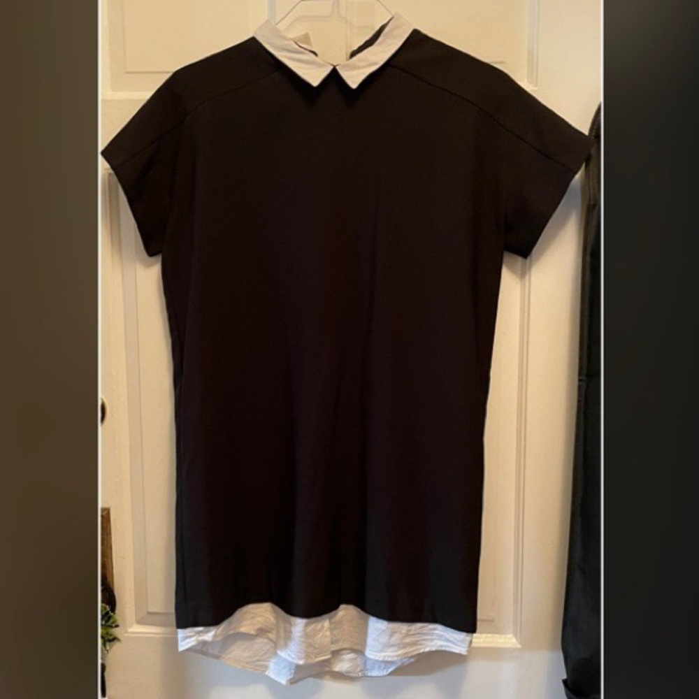 Zara Black /White Wednesday Goth Dress - Gem